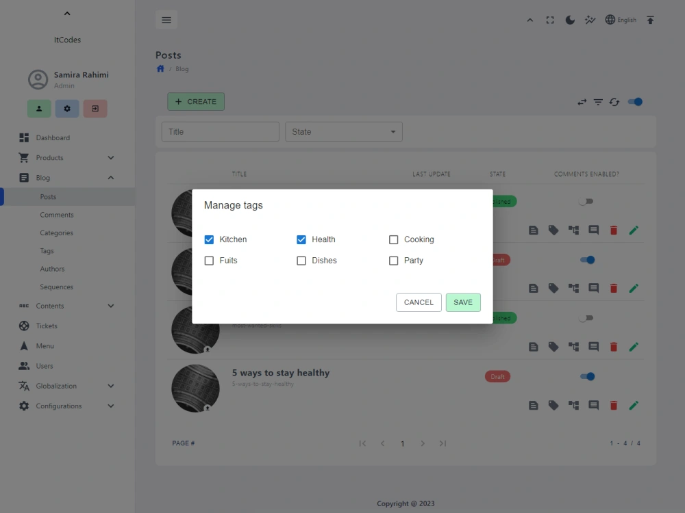 Responsive, componentized React admin panel, with extremely clean code ...