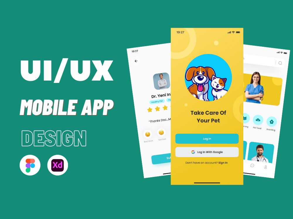 A stunning mobile app UI design | Upwork