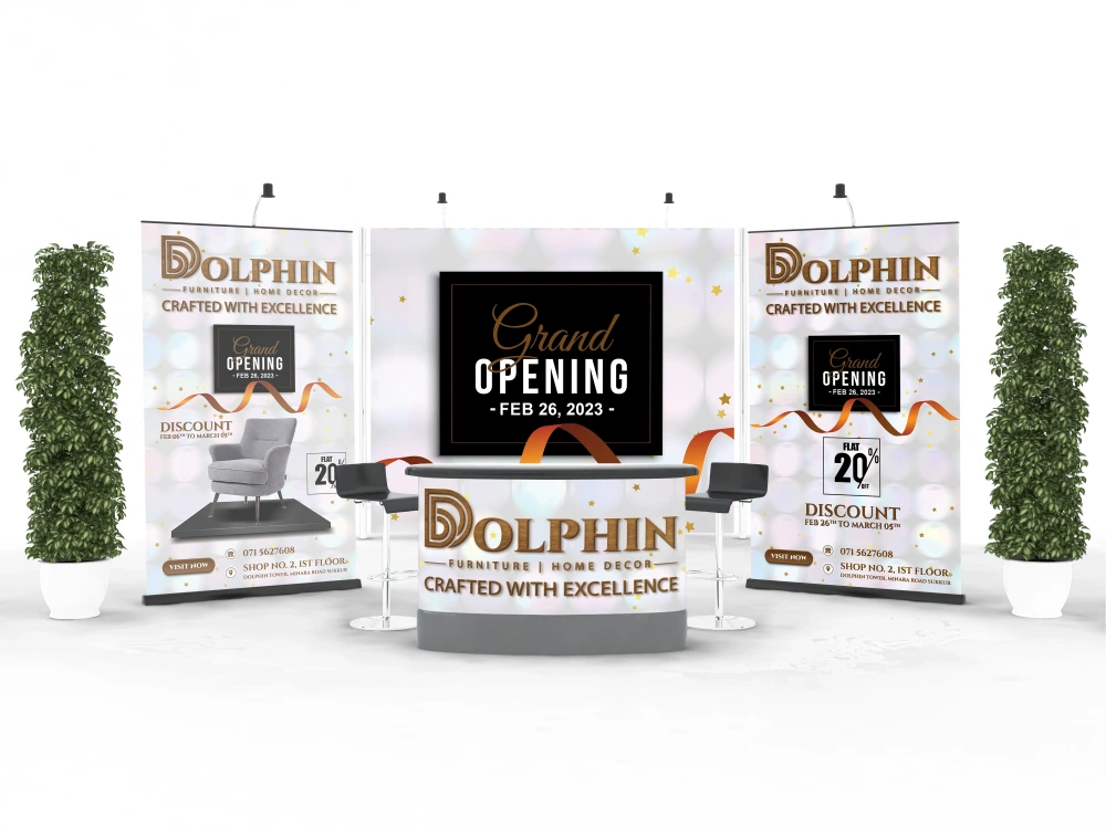 Trade Show Booth and Backdrop Design for your Exhibition | Upwork