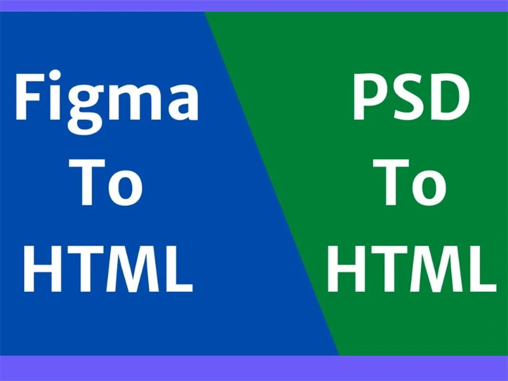 HTML design converted from PSD or Figma | Upwork