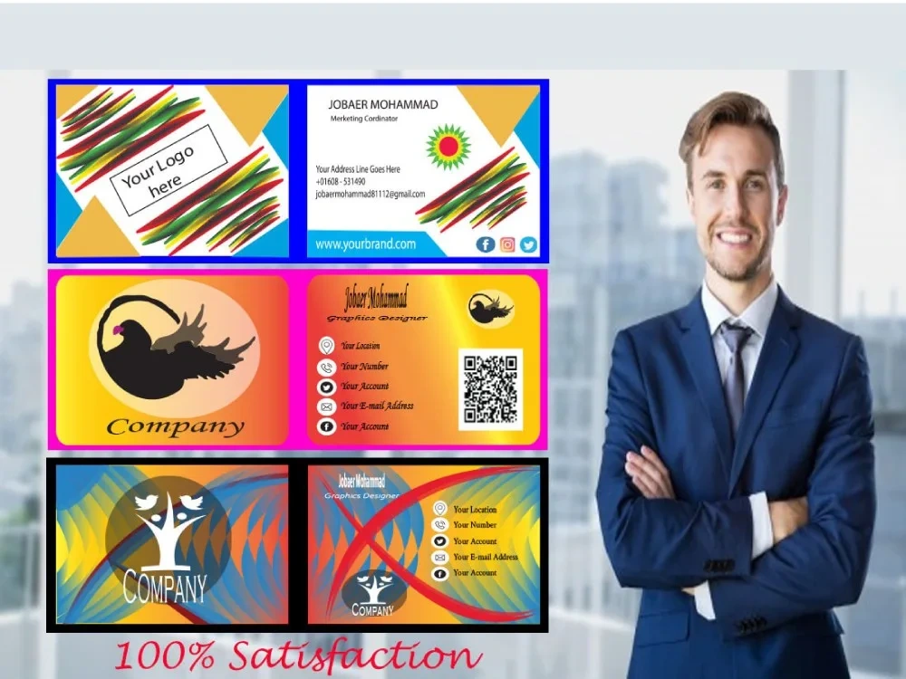 Professional business card design | Upwork