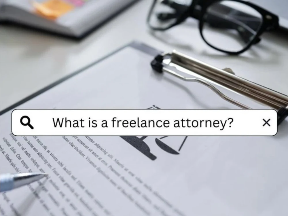 Consultation about either becoming a freelance attorney or hiring one ...