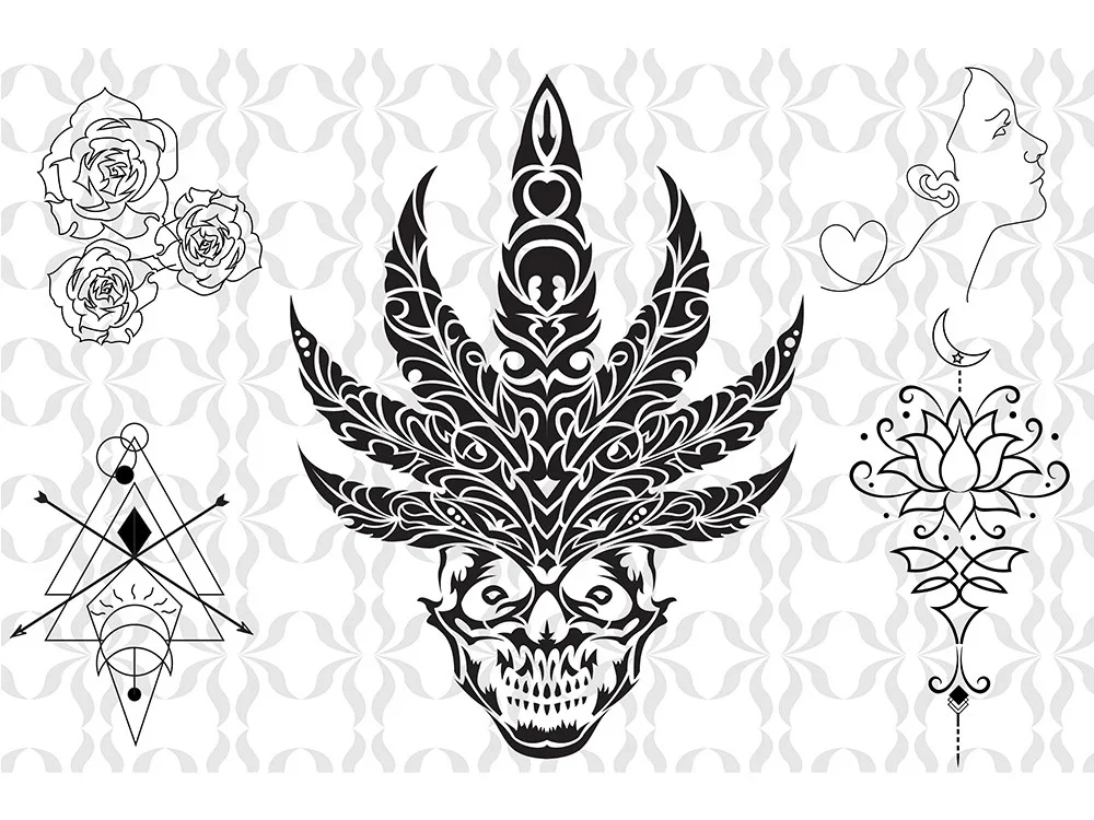 Design attractive Tribal tattoos, line art, and vector arts | Upwork