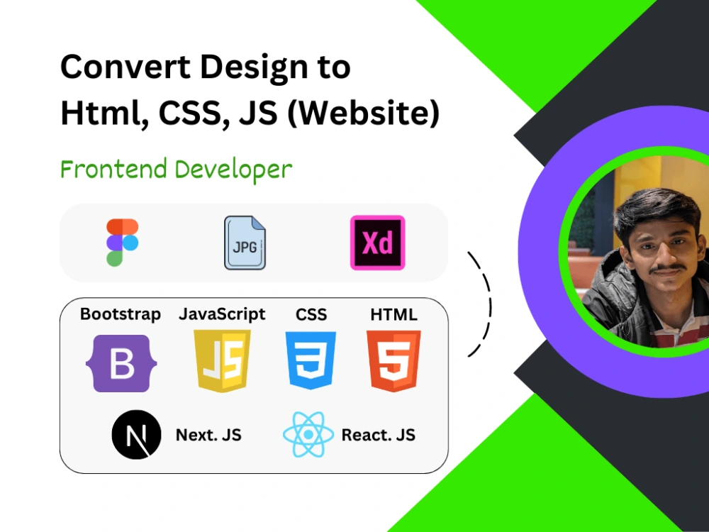 Converted Design Of Html Css And Javascript Upwork 1878