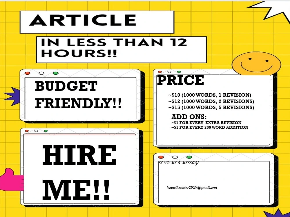 A 1000-word article in less than 12 hours | Upwork