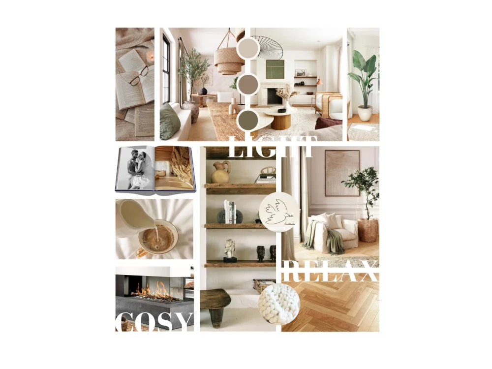 A beautiful mood board customised for your room! | Upwork