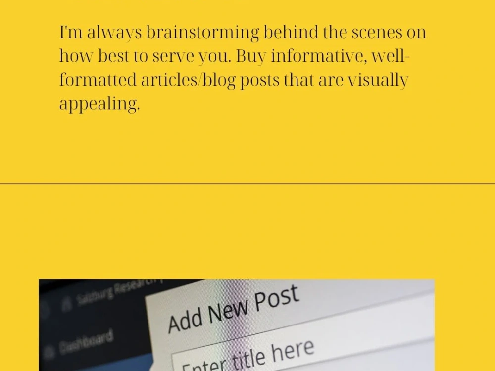 High-quality blog posts and articles that are well researched | Upwork