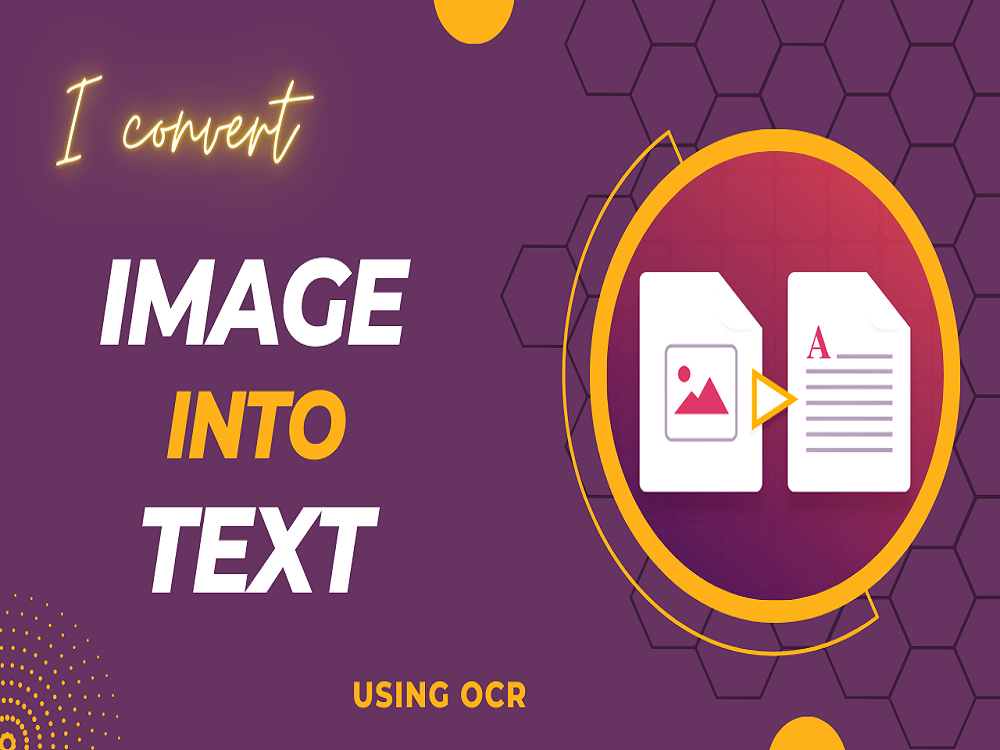 Text extraction from Images through OCR | Upwork