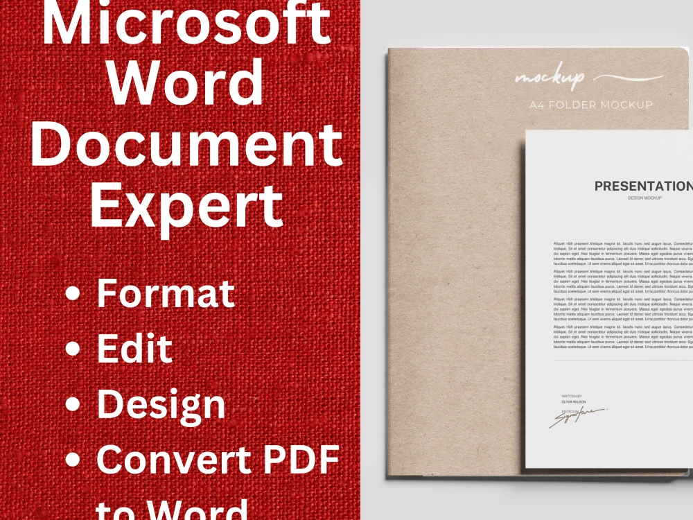 Professional Editing, Formating of Microsoft word documents | Upwork