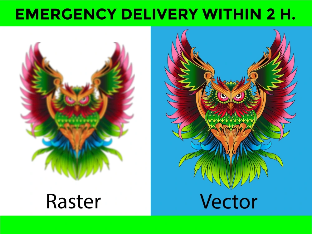 Raster logo image to vector tracing art illustration | Upwork