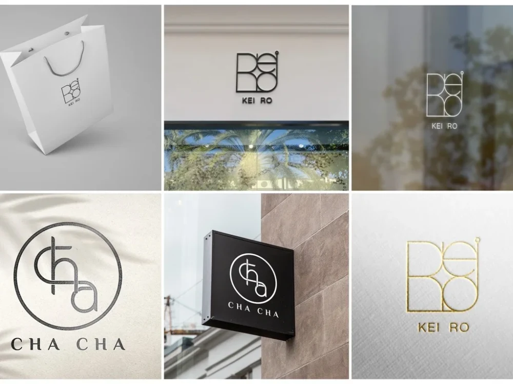 An elegant and minimalist name logo design | Upwork