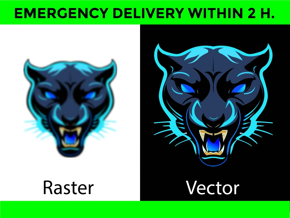Raster logo image to vector tracing art illustration | Upwork