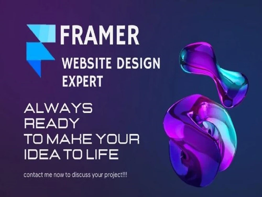 A professional & mobile responsive website in Framer | Upwork