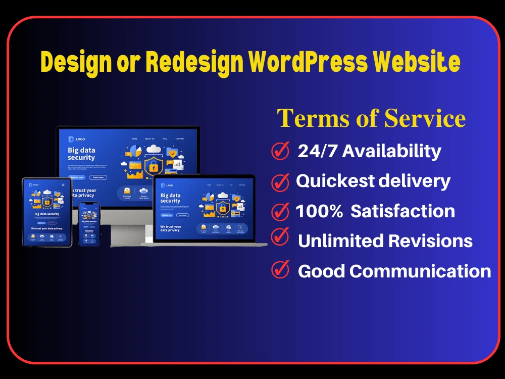 A new design or redesign wordpress website | Upwork