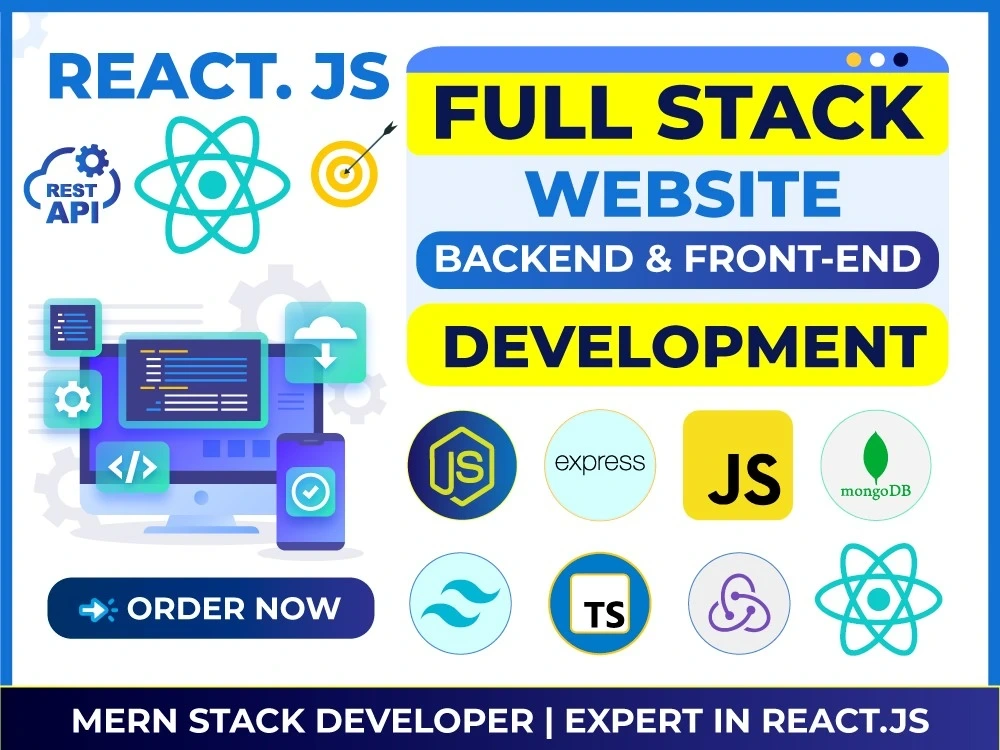 Mern Stack Developer Front End Developer And Backend React Js Node