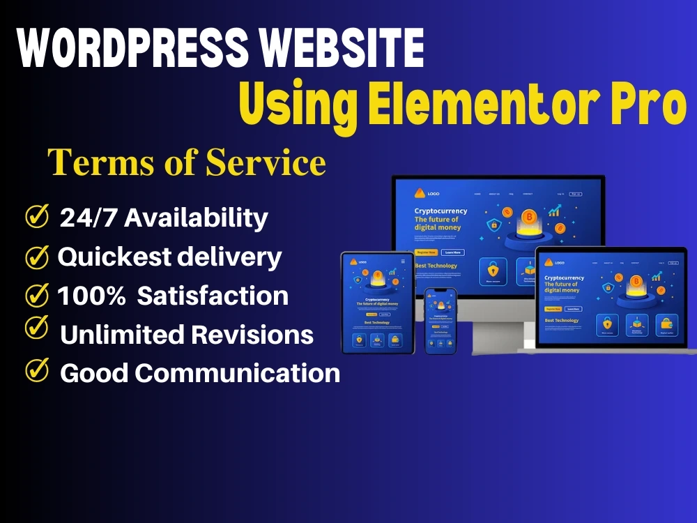 A WordPress website with Elementor pro page builder | Upwork