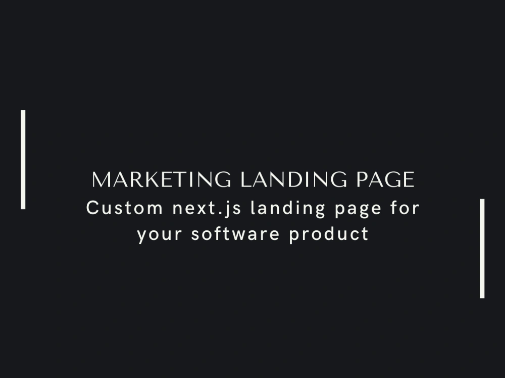 Marketing Landing Page for your software products | Upwork