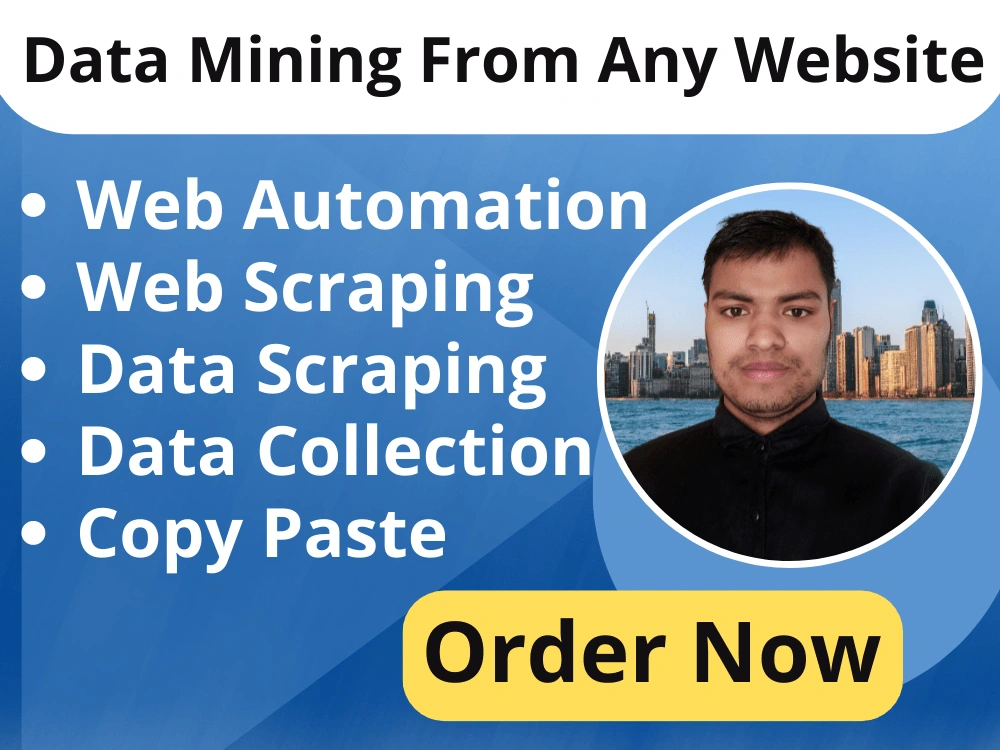 Web scraping or data mining for any website | Upwork