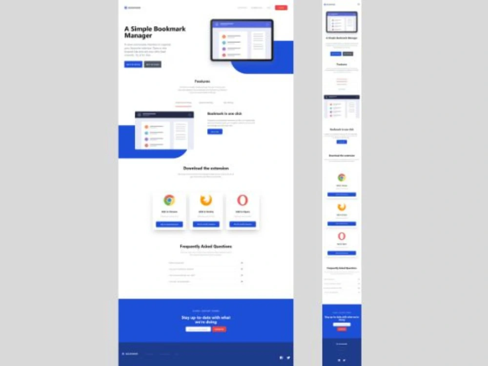 A Responsive Landing Page In Html Css React Js Next Js Tailwind Css Upwork