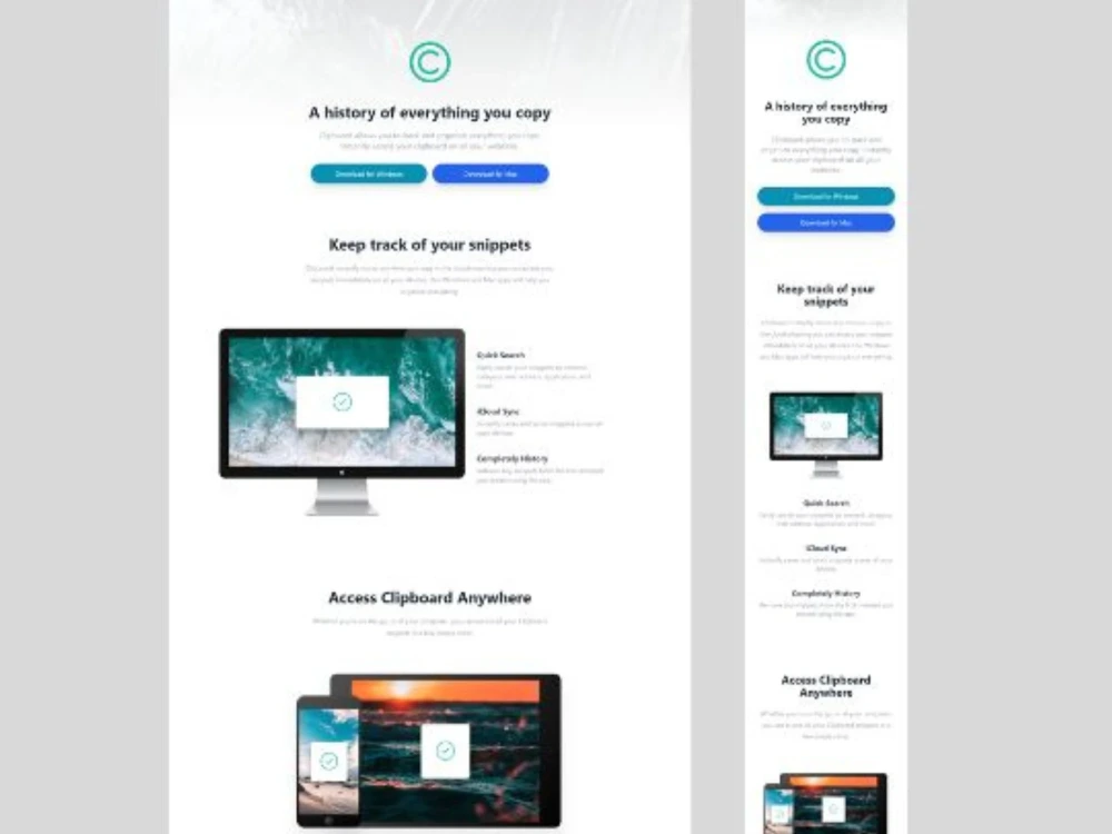 A Responsive Landing Page In Html Css React Js Next Js Tailwind Css