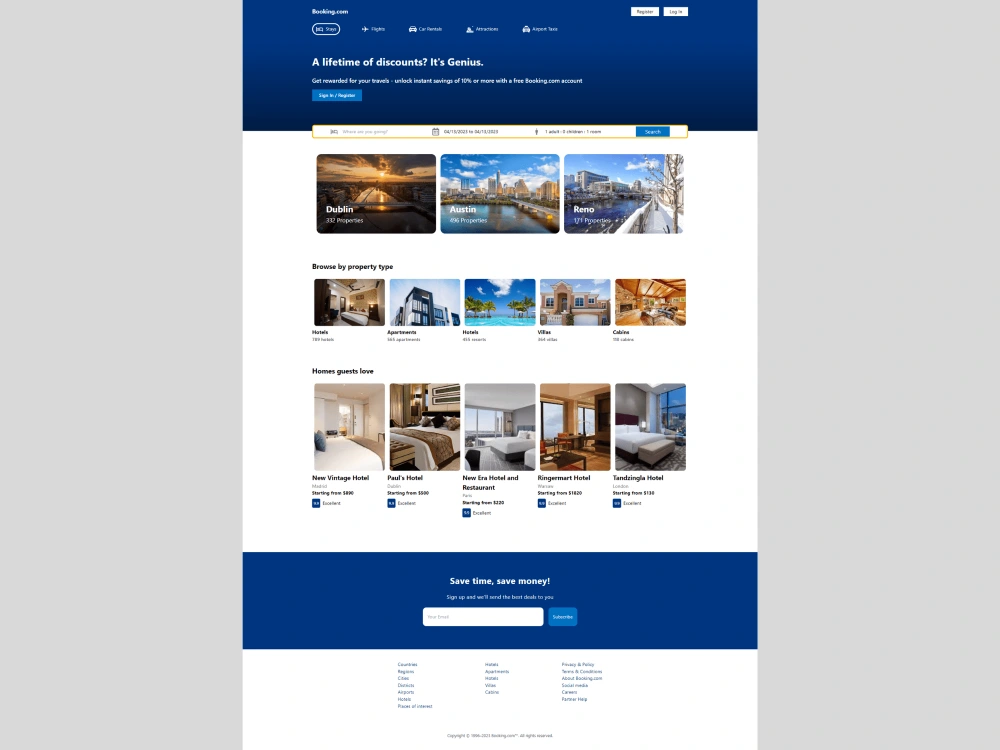 A Responsive Landing Page In Html Css React Js Next Js Tailwind Css