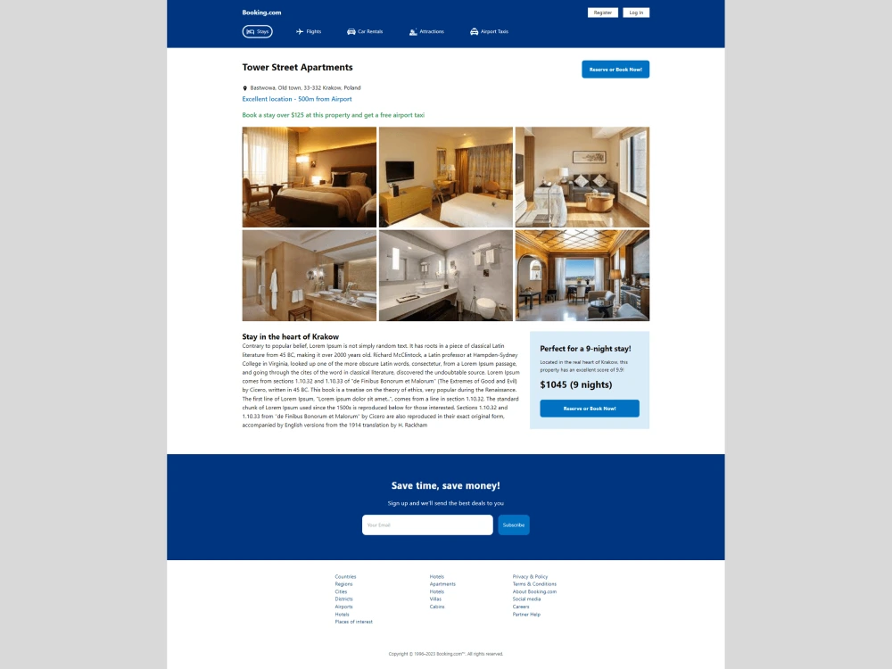 A Responsive Landing Page In Html Css React Js Next Js Tailwind Css