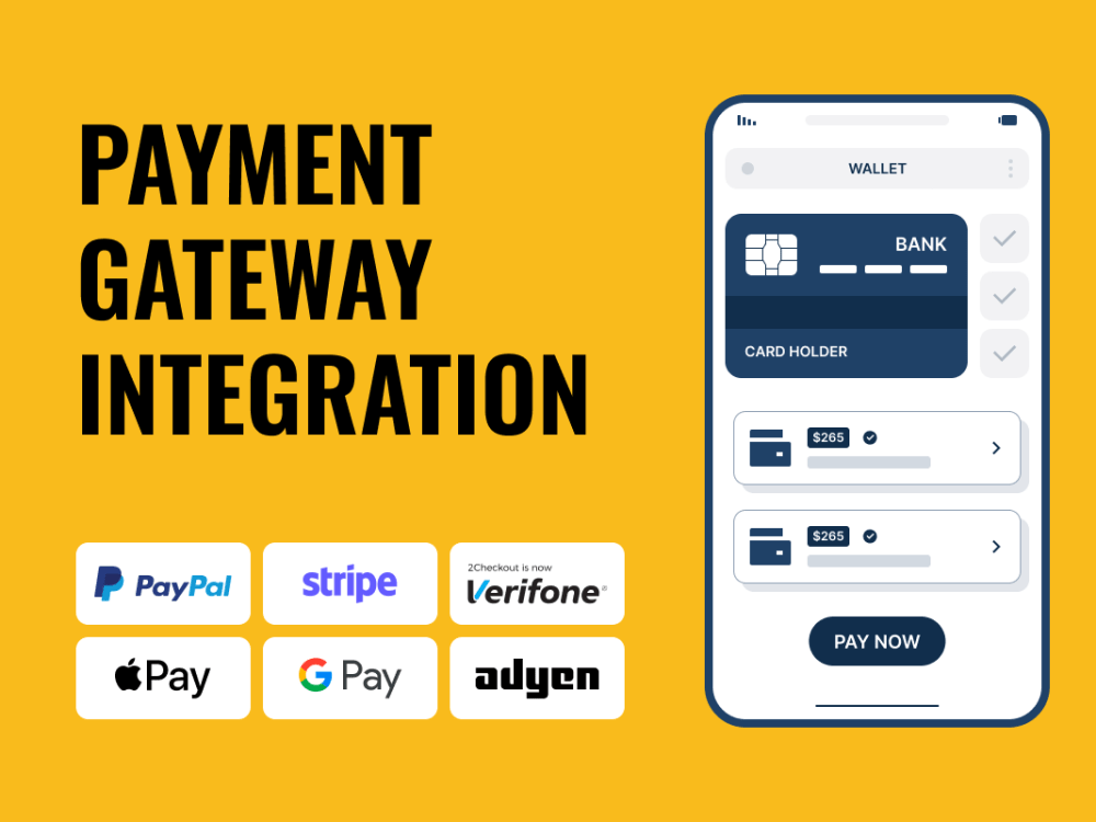 The Payment gateway integrated into your React, Next.js site | Upwork