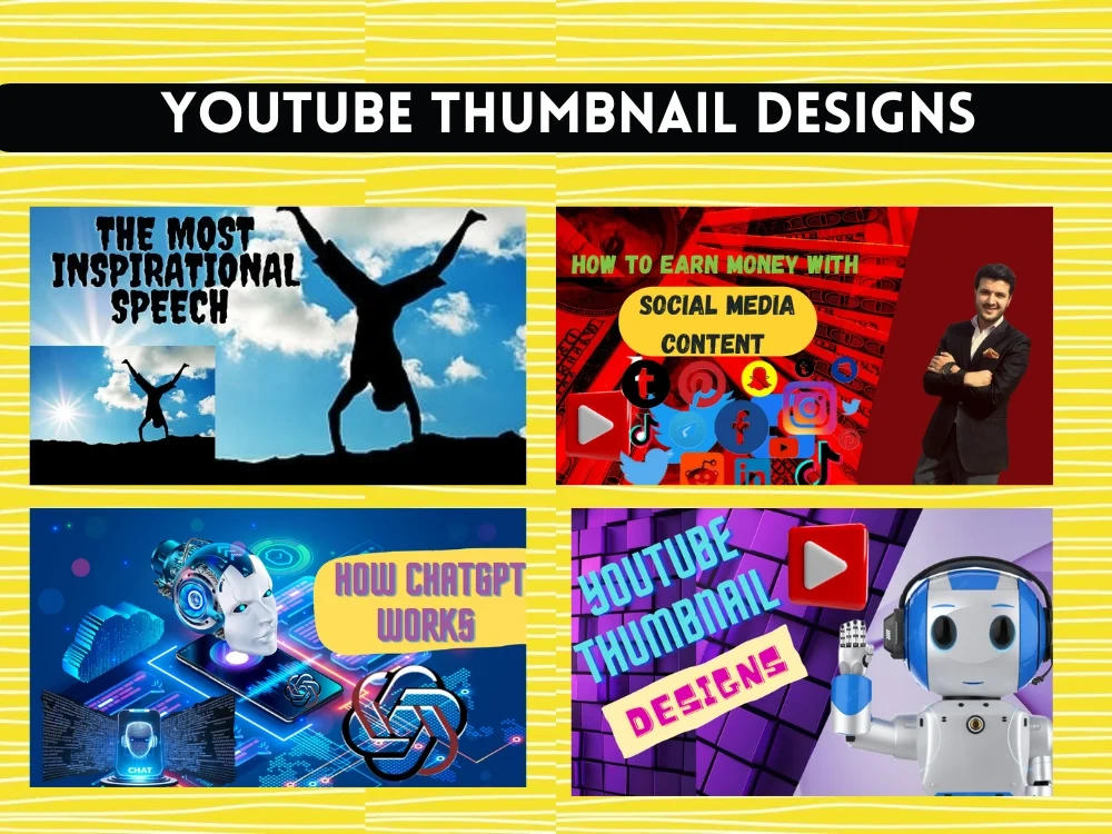 Most creative and eye-catching YouTube thumbnail design | Upwork