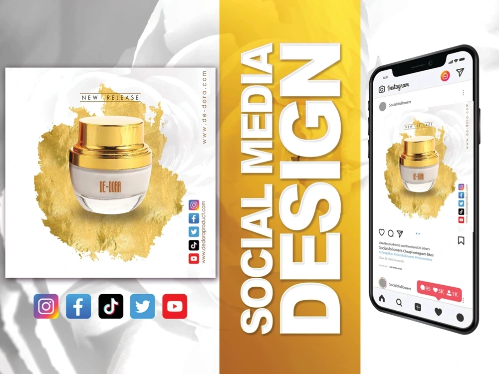 30 unique social media post designs for a whole month | Upwork