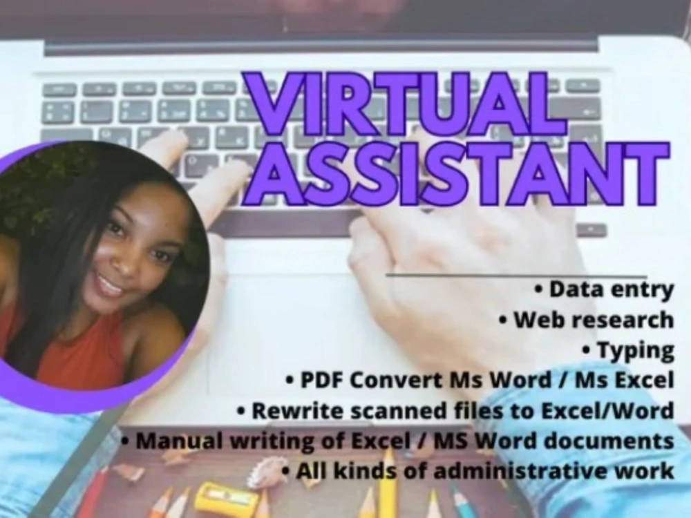 I will virtual assistant and data entry | Upwork
