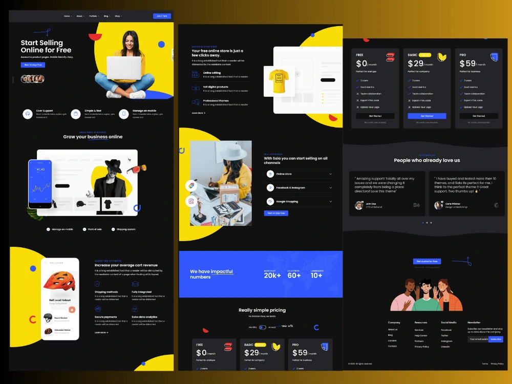 A clean and modern wordpress website design | Upwork