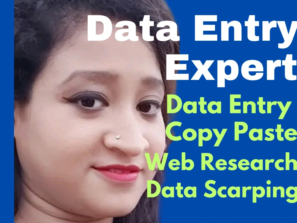Data entry, web research, typing, copy paste & virtual assistant | Upwork