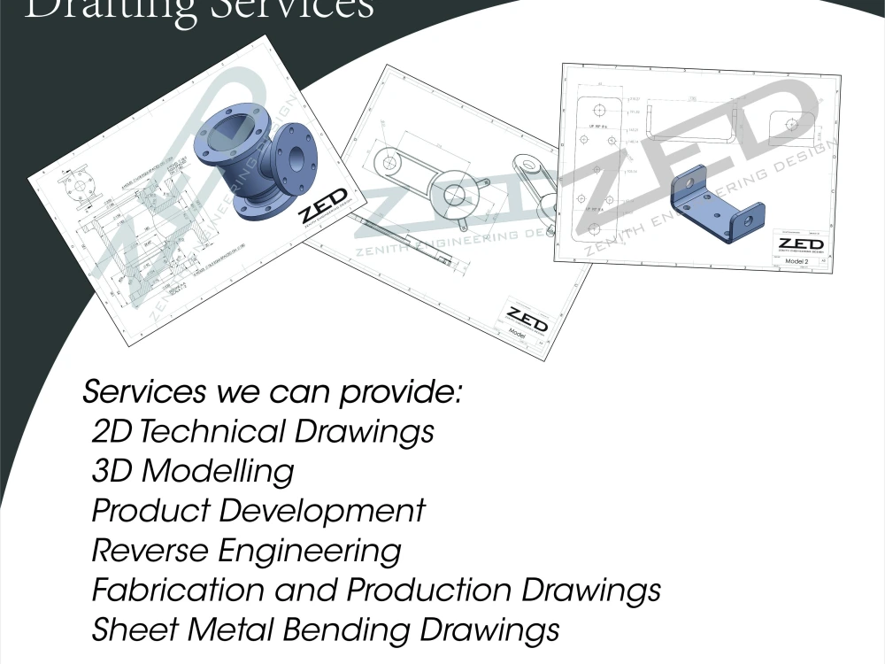 3D Mechanical Modeling with full technical drawing sets | Upwork