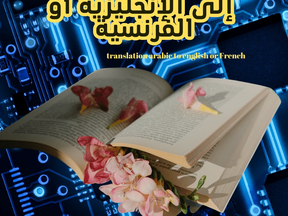 Provide perfect writing Arabic to French or Arabic to English ...