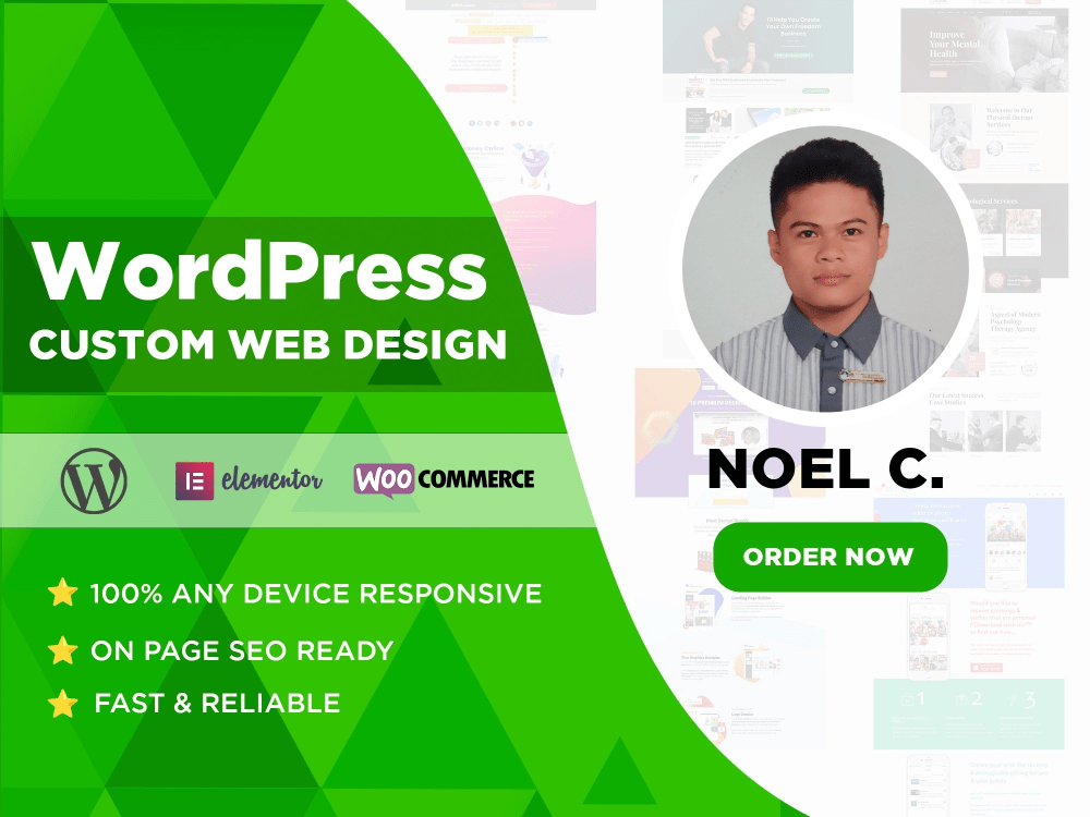 A Custom WordPress Web Design with Elementor Pro | Upwork