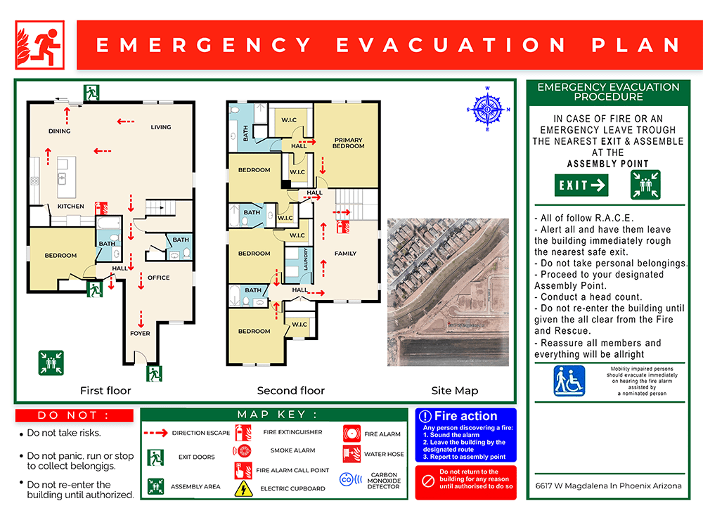 Your perfect Fire emergency evacuation plan drawings | Upwork