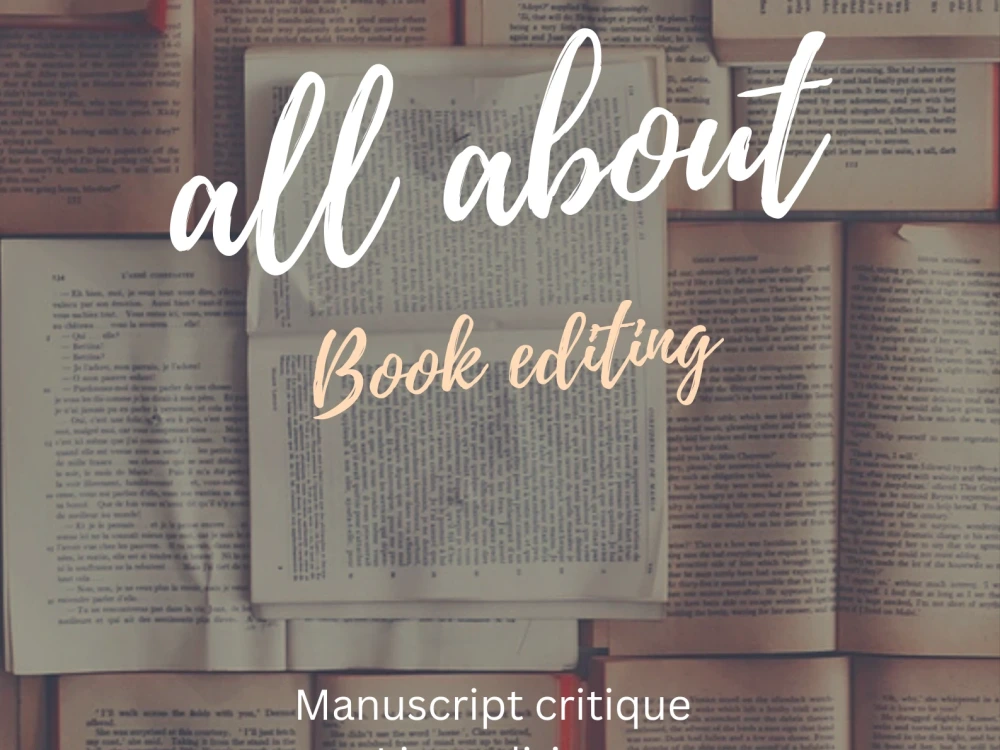 A professionally edited manuscript to publication standards. | Upwork
