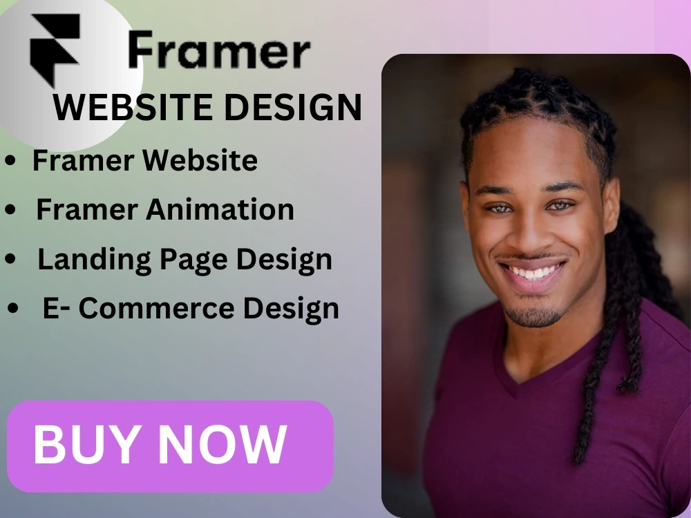 A stunning Framer website Design | Upwork