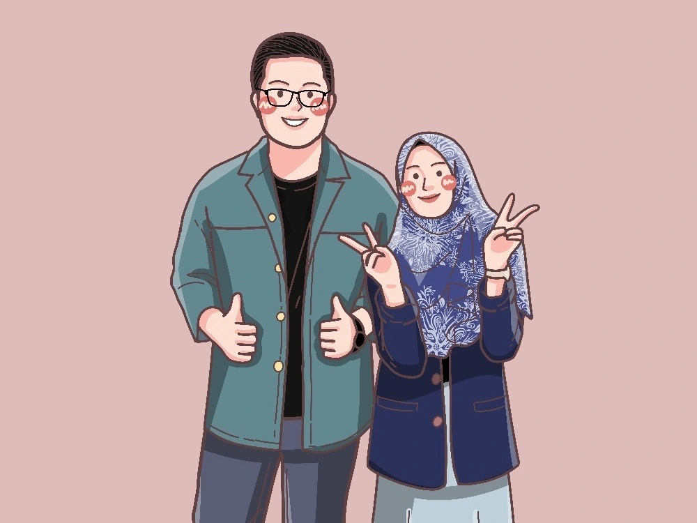 A illustrate of your photo to simple caricature art | Upwork