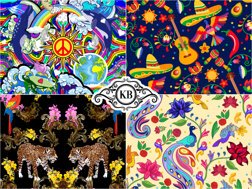 Seamless textile print patterns for clothing and apparel | Upwork