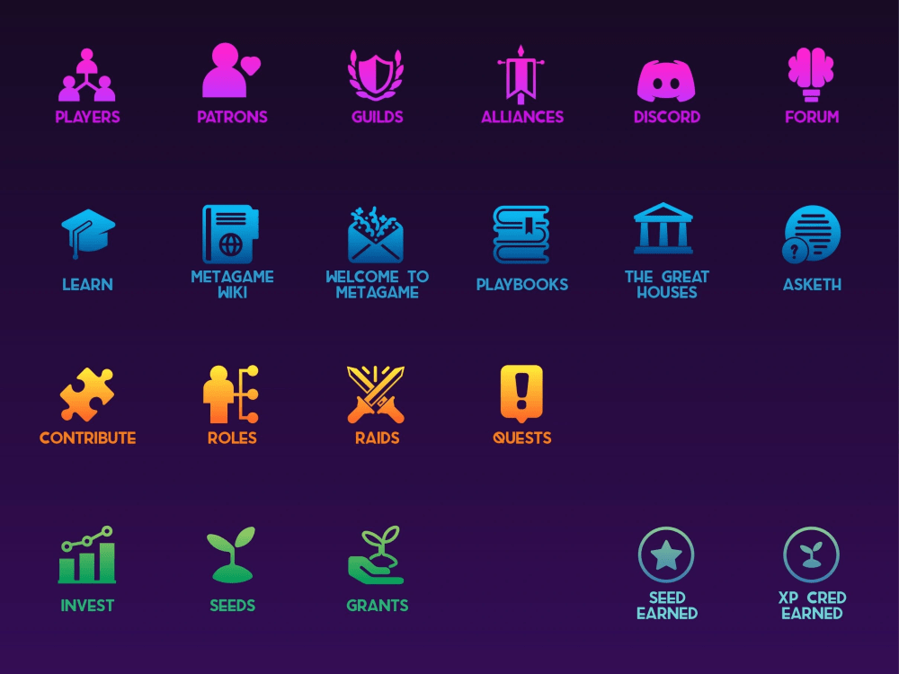 Set of website / app / game icons | Upwork
