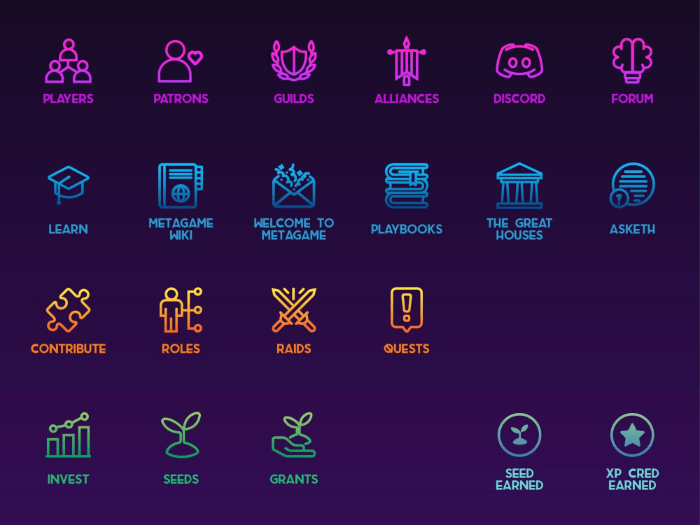 Set of website / app / game icons | Upwork