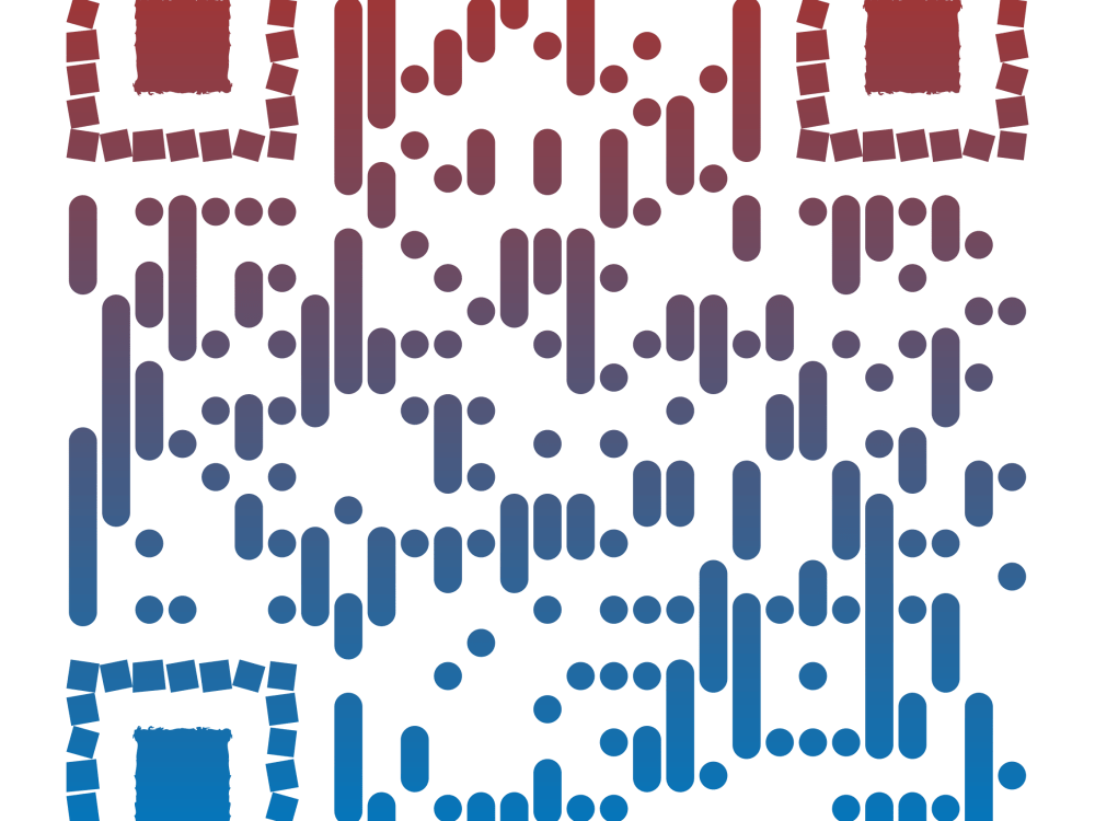 3 different designs of QR codes | Upwork