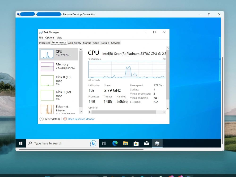 An windows, Linux and windows server RDP of your choice for 1 Month ...