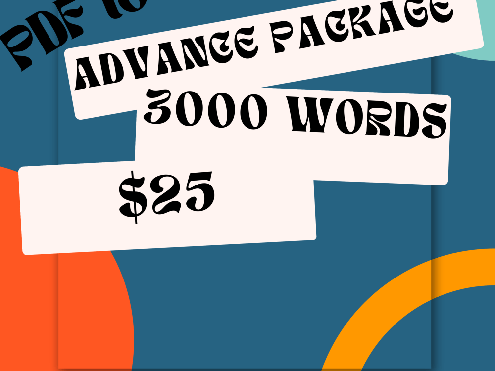 A perfect Retyped document (PDF to Word) | Upwork