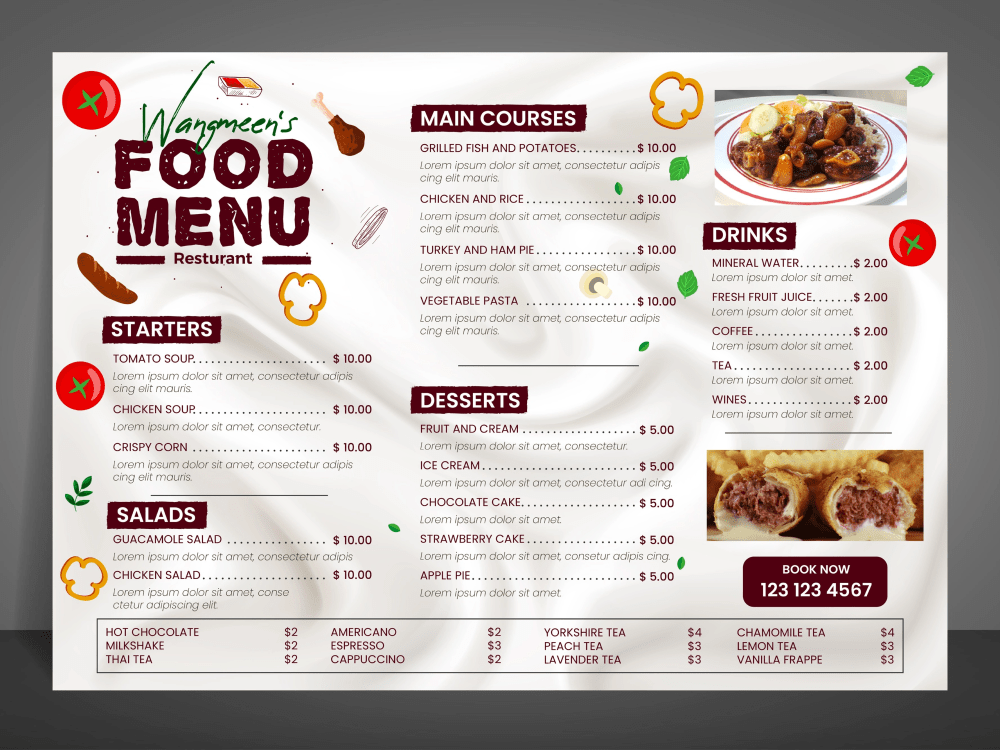 Bass Pro Restaurant Menu
