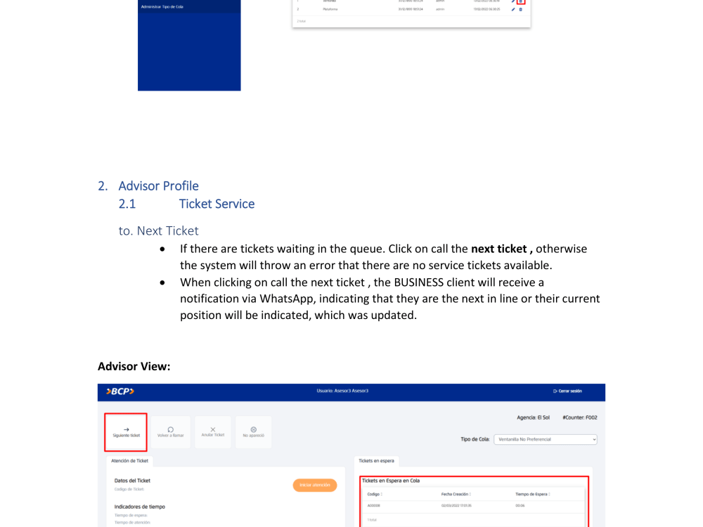 Angular Frontend + Spring Boot API + Whatsapp Bot / Queue management system | Upwork