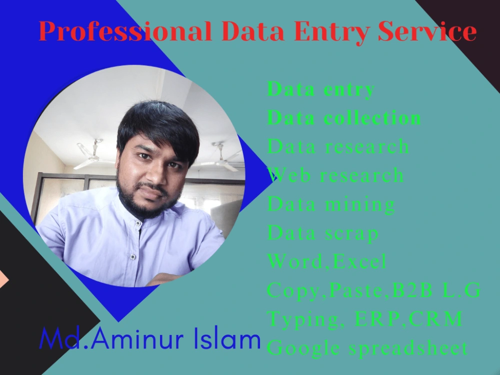 Professional and Quick Data Entry Services like your mind. | Upwork