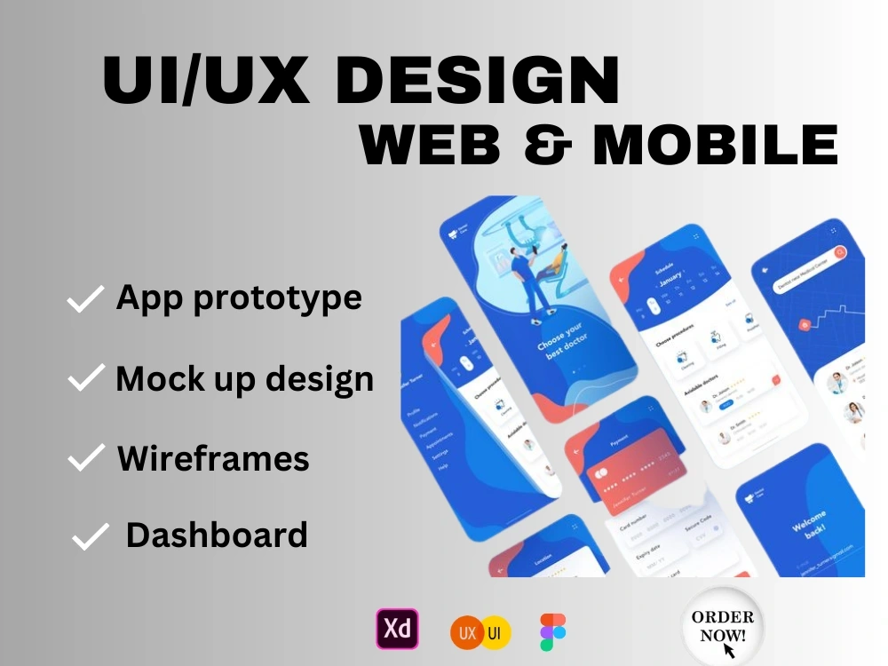 A stunning ui ux design mobile app dashboard ui ux design in Figma | Upwork