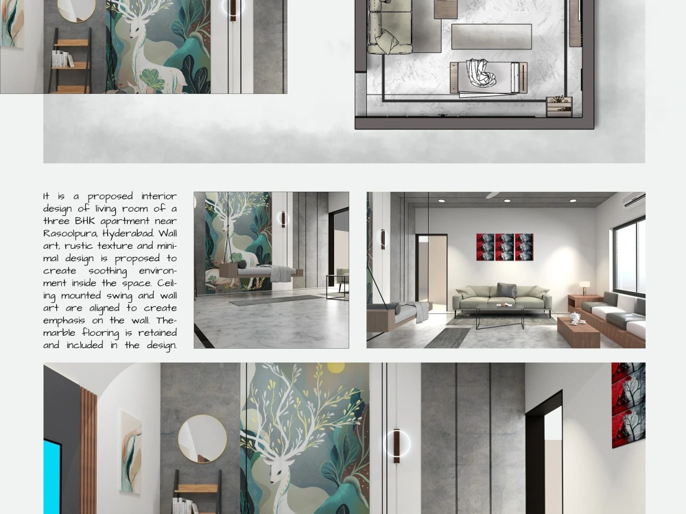 Complete interior design package of one room | Upwork